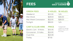Book Online / Green Fees - Point Walter Golf Course